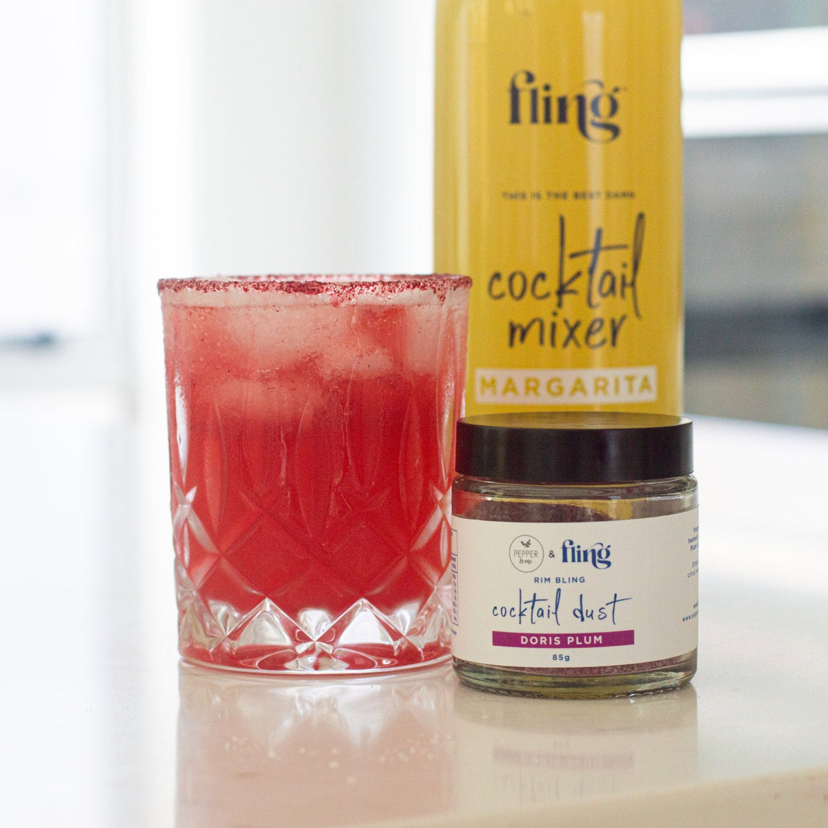 Doris Plum Cocktail Dust | 85g Jar - Fling Cocktails